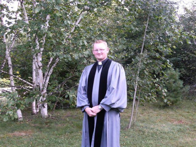 Rev. Mike at ordination – St. Andrew's Presbyterian Church