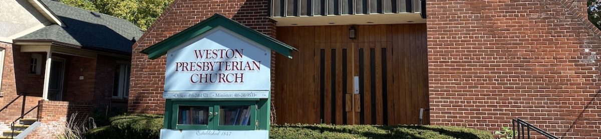 Contact – Weston Presbyterian Church